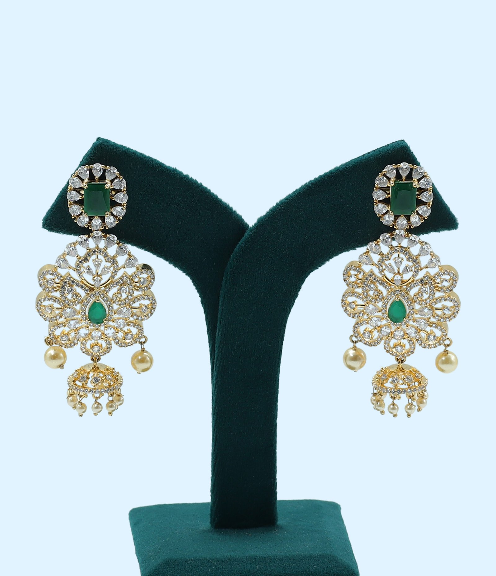 South Indian Style Silver Necklace - Dharmik Jewels